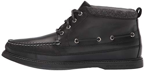 Sperry Men's Gold ao Lug Chukka Boot, Black/Black, 12