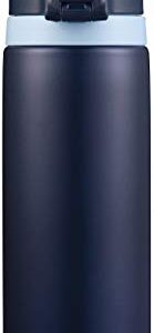 Zojirushi Direct Drinking Water Bottle, Sports Type, Stainless Steel, Straw Bottle, 0.52L, Navy