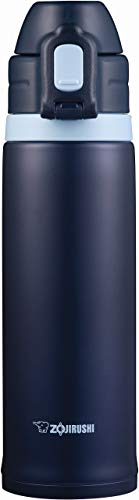 Zojirushi Direct Drinking Water Bottle, Sports Type, Stainless Steel, Straw Bottle, 0.52L, Navy