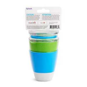 Munchkin Munchkin Splash Cups & Trainer Lids 7oz Assortment, Piece of 1 (Green/Blue)