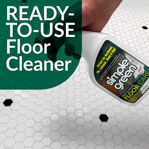 Simple Green Multi-Surface Floor Care - Cleans Hardwood, Vinyl, Laminate, Tile, Concrete and Other Wood - pH Neutral Floor Cleaner 32oz