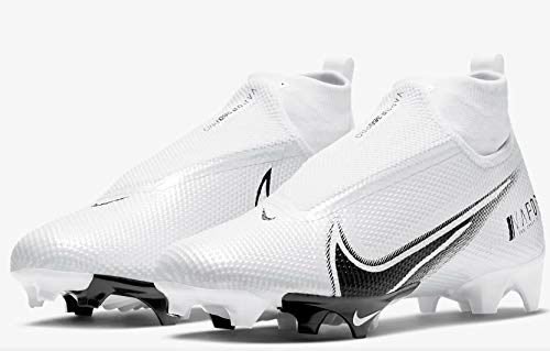 Nike Vapor Edge Pro 360 Mens Football Cleat Ao8277-100 Size 8.5 White/Black