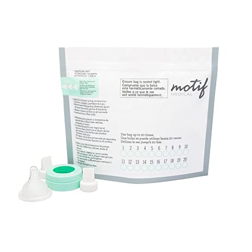 Motif Medical, Breast Pump Parts and Accessories Microwave Steaming Bags - Pack of 7