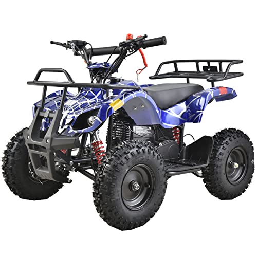 X-PRO ATV 4 Wheelers 40cc ATV Quads Quad (Spider Blue)