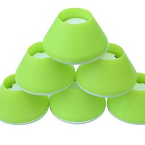 Walker Coasters, Medical Accessories, (6 Count, Tennis Ball Yellow)