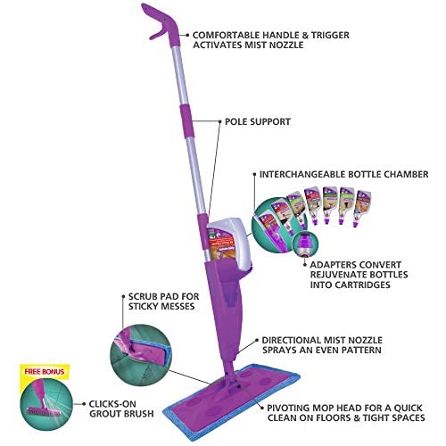 Rejuvenate Click N Clean MultiSurface Spray Mop System