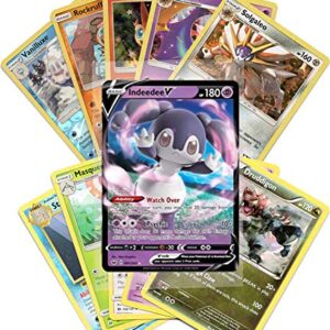 Pokemon Cards 50 Card Assorted Lot with Guaranteed V Pokemon