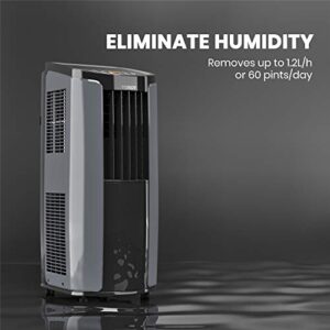 TOSOT 10,000 BTU(ASHRAE) 6,000 BTU (DOE) Portable Air Conditioner - Quiet, Remote Control, Built-in Dehumidifier, Fan, Easy Window Installation Kit- Cool Rooms Up to 400 Square Feet