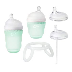 olababy bottle transitional set (mint)