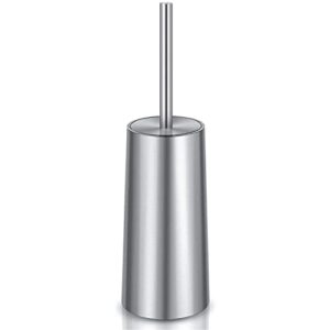 toilet brush and holder, toilet brush 304 stainless steel, toilet bowl brush for bathroom toilet-ergonomic, elegant,durable