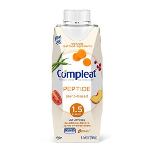 compleat peptide 1.5 tube feeding formula, unflavored, 8.45 fl oz (pack of 24)