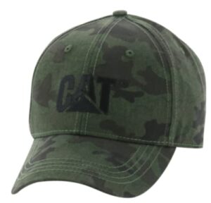 caterpillar men's trademark cap, night camo, one size