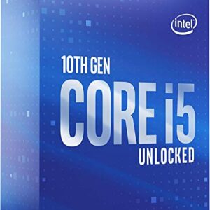 Intel Core i5-10600K Desktop Processor 6 Cores up to 4.8 GHz Unlocked  LGA1200 (Intel 400 Series Chipset) 125W