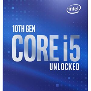 Intel Core i5-10600K Desktop Processor 6 Cores up to 4.8 GHz Unlocked  LGA1200 (Intel 400 Series Chipset) 125W