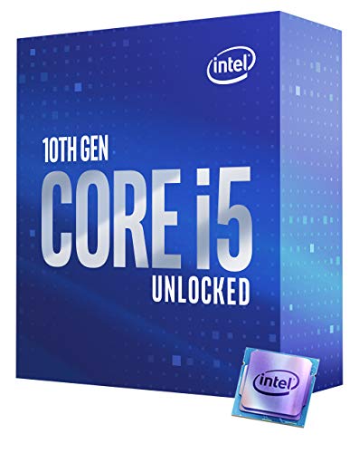 Intel Core i5-10600K Desktop Processor 6 Cores up to 4.8 GHz Unlocked  LGA1200 (Intel 400 Series Chipset) 125W