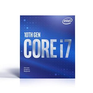 intel® core™ i7-10700f desktop processor 8 cores up to 4.8 ghz without processor graphics lga1200 (intel® 400 series chipset) 65w