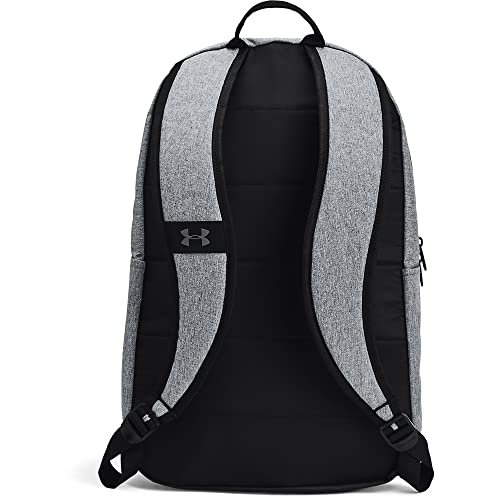 Under Armour Adult Halftime Backpack , Pitch Gray Medium Heather (012)/Black , One Size Fits All