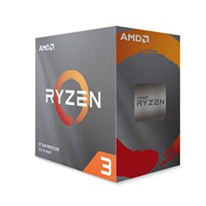 AMD Ryzen 3 3100 4-Core, 8-Thread Unlocked Desktop Processor with Wraith Stealth Cooler