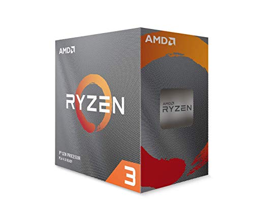 AMD Ryzen 3 3100 4-Core, 8-Thread Unlocked Desktop Processor with Wraith Stealth Cooler