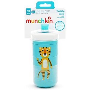 Munchkin® Twisty™ Mix & Match Animals Bite Proof Sippy Cup, 9 Ounce, Blue