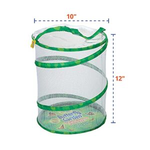 Butterfly Garden: Original Habitat and Live Cup of Caterpillars with STEM Butterfly Journal – Life Science & STEM Education – Butterfly Science Kit