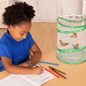 Butterfly Garden: Original Habitat and Live Cup of Caterpillars with STEM Butterfly Journal – Life Science & STEM Education – Butterfly Science Kit