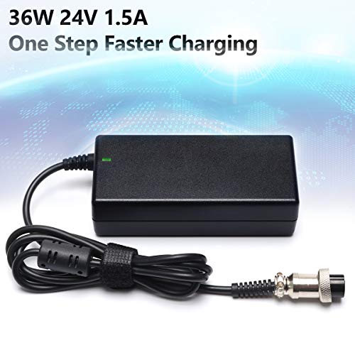 24V Scooter Battery Charger for Razor E100 E200 E200S E175 E300 E300S E125 E150 E500 PR200 E225S E325S MX350 MX400 Charger Power Supply Cord