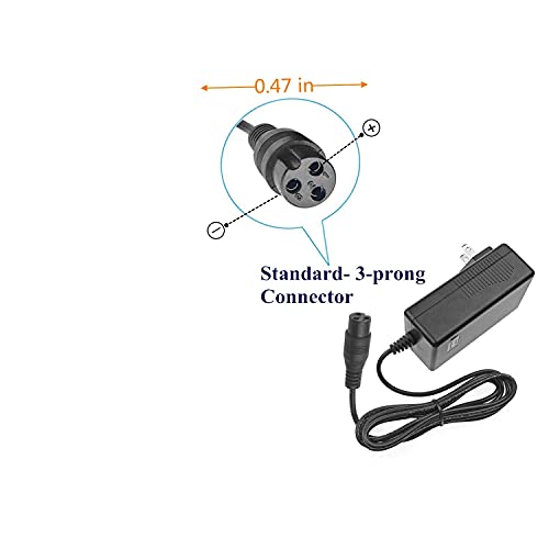 24V 2A Electric Battery Charger for Razor Scooter Charger, Dirt Bike E100 E200 E300 E125 E150 E500 PR200 & mx350 Pocket Pocket Mod,Sports Mod & Dirt Quad Battery Charger