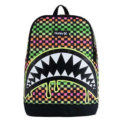 Hurley Unisex-Adults One and Only Backpack, Voltage Shark Bite, Large