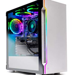 Skytech Archangel Gaming Computer PC Desktop – Ryzen 5 3600 3.6GHz, GTX 1660 Super 6G, 500GB SSD, 16GB DDR4 3200MHz, RGB Fans, Windows 11 Home 64-bit, 802.11AC Wi-Fi