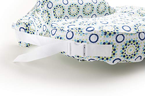 My Brest Friend Inflatable Travel Nursing Pillow For Breastfeeding, Bottlefeeding & Posture Support with Slipcover, Sparkles