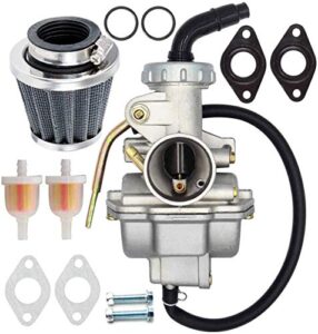 pz20 carburetor for kazuma baja 50cc 70cc 90cc 110cc 125cc taotao 110b nst sunl chinese quad 4 stroke atv 4 wheeler go kart dirt bike honda crf50f xl75 crf80f xr50r│pz20 carb with air fuel filter