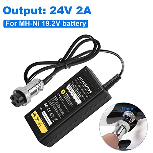 24V 2A Electric Bike Scooter Battery Charger for Mini Chopper Sunl City Express Razor CC2420 E100 E125 E150 E175 E200 E225S E300 E325S E500 MX350 PR200 Pocket Mod Rocket, Dirt Quad