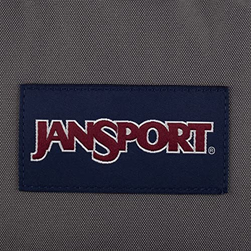 JanSport Superbreak Plus Backpack - Work, Travel, or Laptop Bookbag with Water Bottle Pocket, Graphite Grey