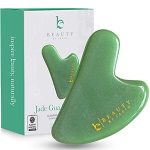 jade gua sha stone - face sculpting tool, guasha tool for face, gua sha facial tools for face massage, jaw massager & face sculptor, gua sha tools face tools, facial massage tools face stone gua sha