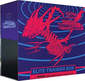 pokémon tcg: sword & shield darkness ablaze elite trainer box, multicolor