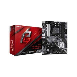 asrock b550 phantom gaming 4 supports amd am4 socket ryzen™ 3000, 3000 g-series, 4000 g-series, 5000 and 5000 g-series desktop processors motherboard