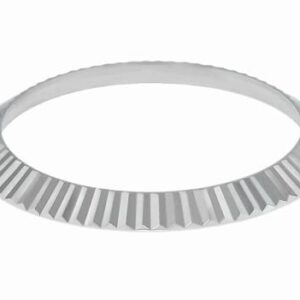 Ewatchparts STAINLESS STEEL FLUTED BEZEL COMPATIBLE WITH ROLEX NEW MODEL 41MM 126300, 126334