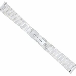 Ewatchparts 20MM 18KW PRESIDENT WATCH BAND WITH ALL DIAMOND LINKS COMPATIBLE WITH ROLEX DAY DATE 8CTS