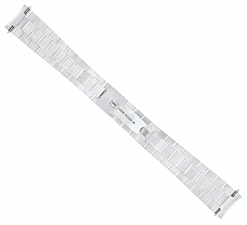 Ewatchparts 20MM 18KW PRESIDENT WATCH BAND WITH ALL DIAMOND LINKS COMPATIBLE WITH ROLEX DAY DATE 8CTS