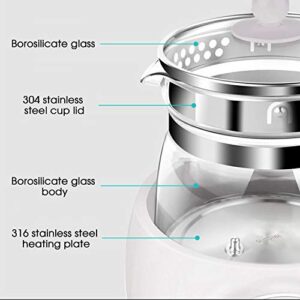 WELLVO Baby Formula Water Kettle Precise Temperature Baby Formula Milk Warmer for 24 Hours 1.2L Boil-Dry Protection Instant Water Warmer for Baby Formula