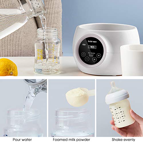 WELLVO Baby Formula Water Kettle Precise Temperature Baby Formula Milk Warmer for 24 Hours 1.2L Boil-Dry Protection Instant Water Warmer for Baby Formula