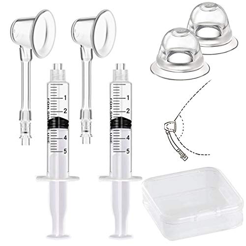 Gipizi Inverted Nipple Puller 2 PC Nipple Aspirator Corrector Women Nipple Suckers for Flat Nipples