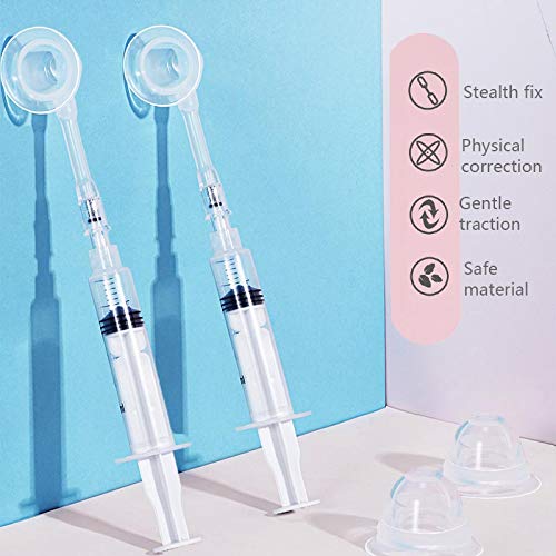 Gipizi Inverted Nipple Puller 2 PC Nipple Aspirator Corrector Women Nipple Suckers for Flat Nipples