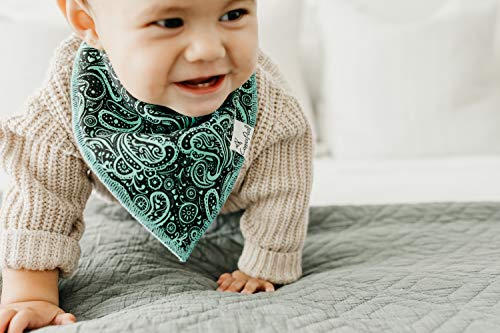 Copper Pearl Baby Bandana Drool Bibs for Drooling and Teething 4 Pack Gift Set “Jo