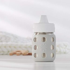 Lifefactory Hard Sippy Cap for 8-Ounce Wide Mouth Baby Bottles White, 1-Pack,LG92WH6