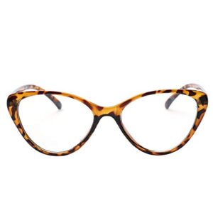 oriopxic Cat Eye Distance Glasses Womens -2.50 Retro Nearsighted Myopia Glasses