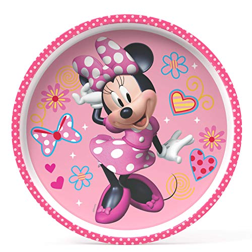 Zak Designs Minnie Mouse Plate 8 Inches Set of 2