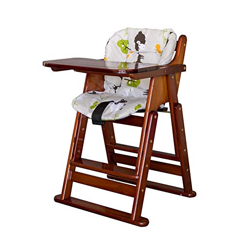 High Chair Pad, Ancho Grey Background Sheep Pattern Highchair/seat Cushion Protective Film Breathable Pad with Baby High Chair Seat Belt(2 Pieces)