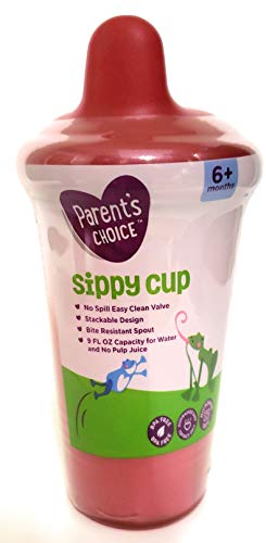 1 OM Classics Value Pack - Parents Choice Sippy Cups - 3 Piece Bundle - Red